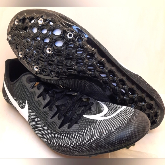 Nike | Shoes | New Nike Zoom Ja Fly 4 Track Spikes Black White Shoes ...